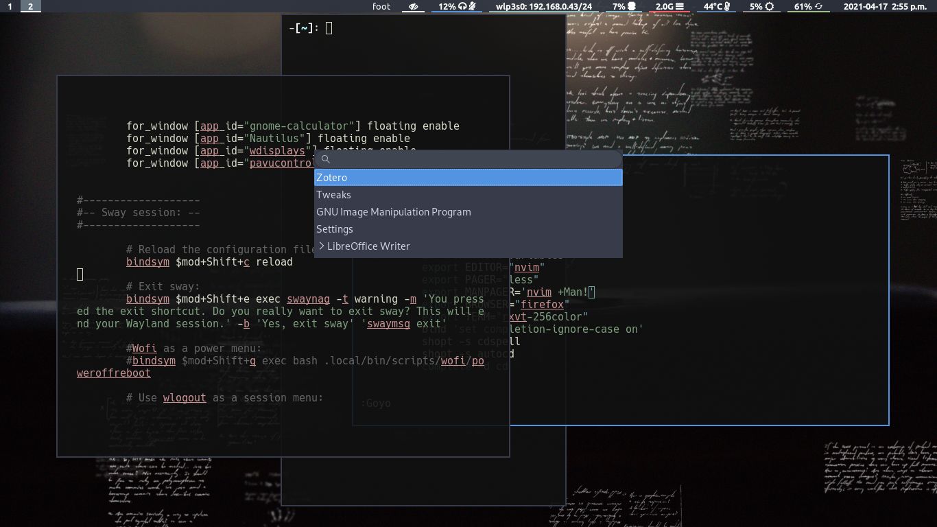[Sway] Simple Floating Sway. | Scrolller