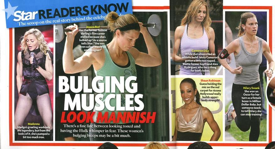 Swolehate: Bulging muscles look mannish! (So stop training so hard ladies, or no one will love ...