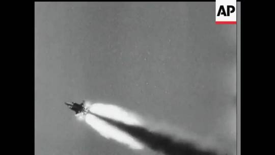 Symmetrical booster separation on an English Electric Thunderbird missile | Scrolller