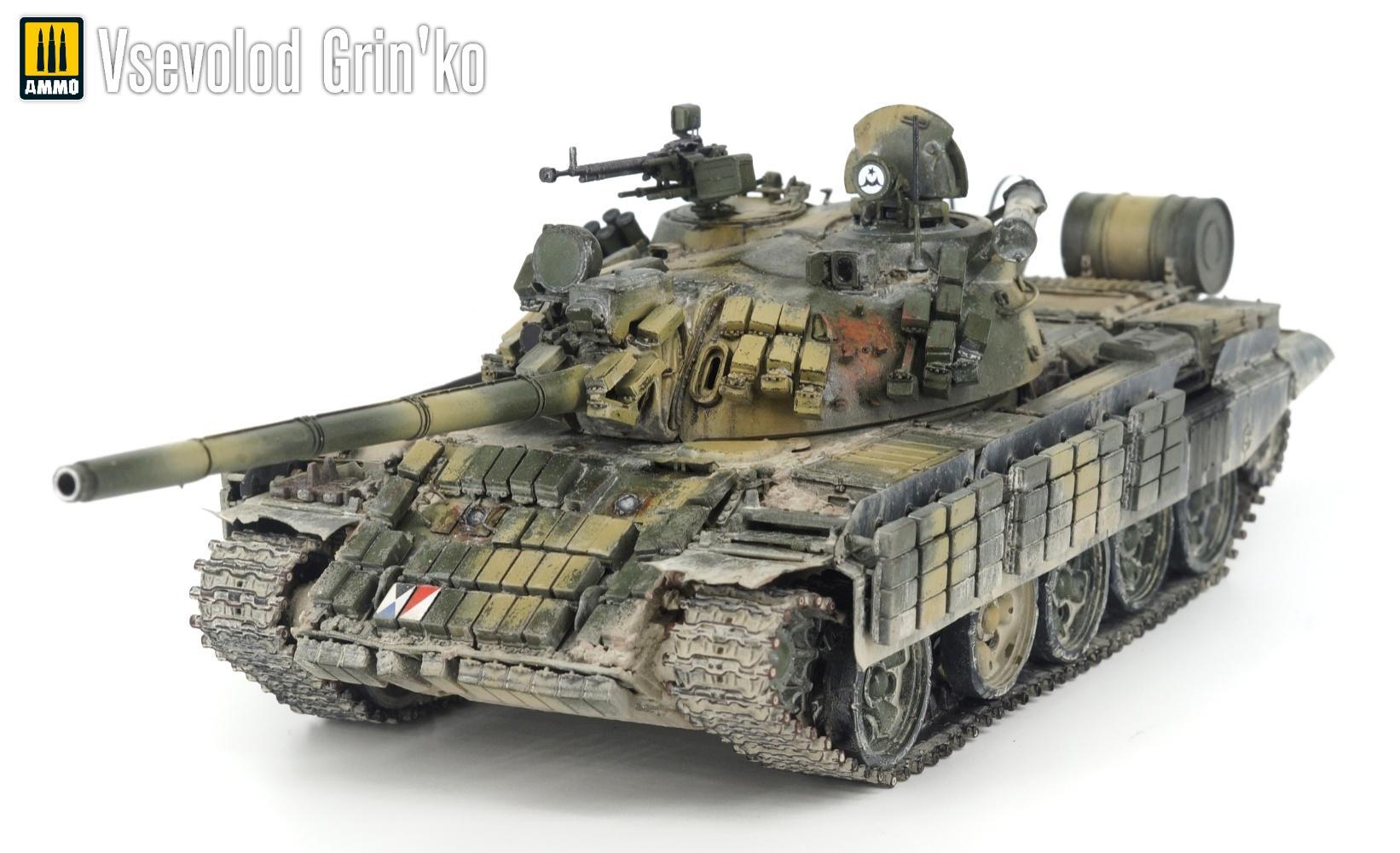 T-55AMV model in 1/35 scale | Scrolller
