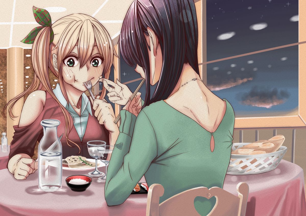 ☀️🍊 Table manners... 🍋🌈 [Pix_Irakuy] [Citrus] | Scrolller