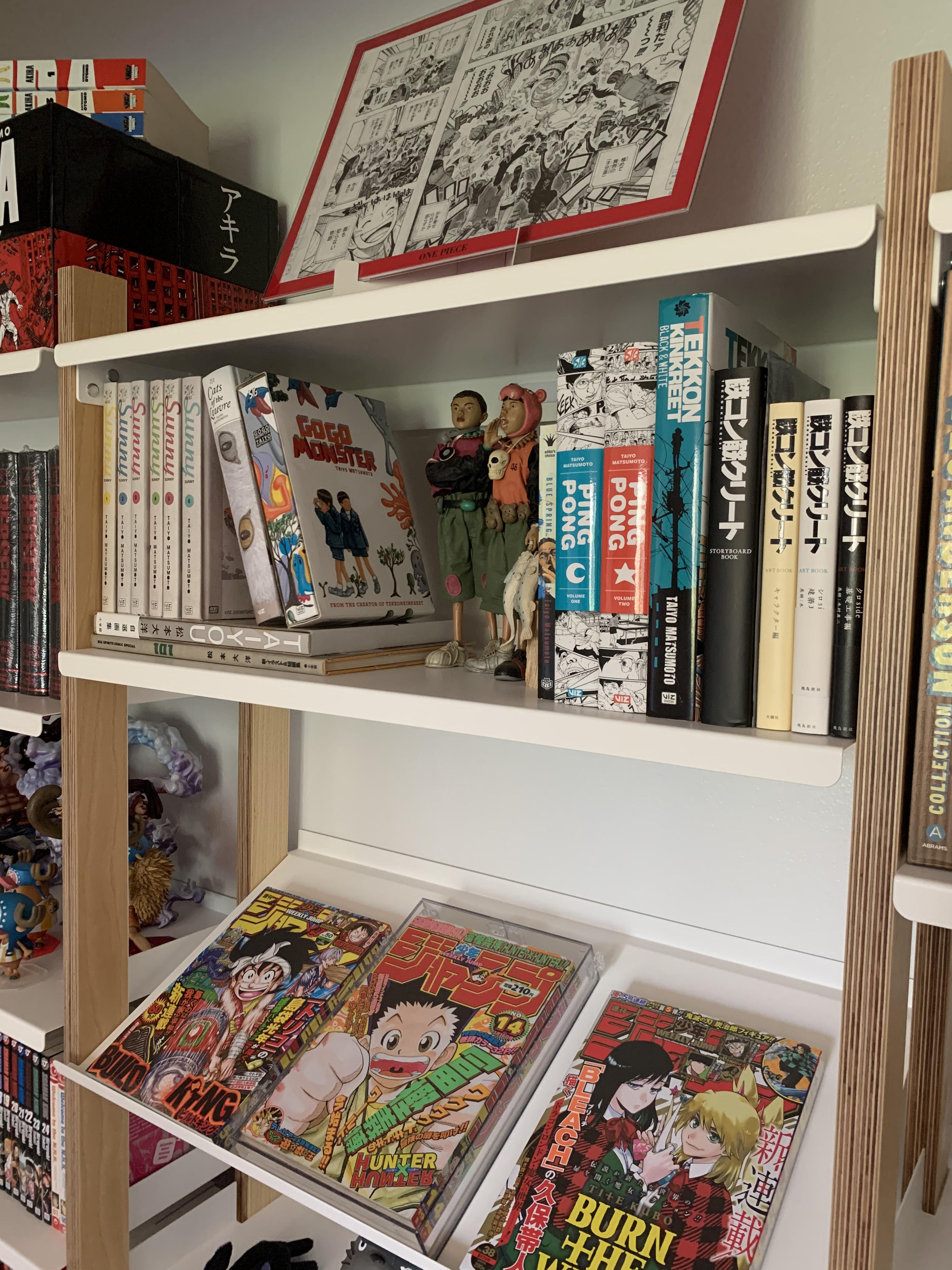 Taiyo Matsumoto Shelf + Shonen Jump Display | Scrolller