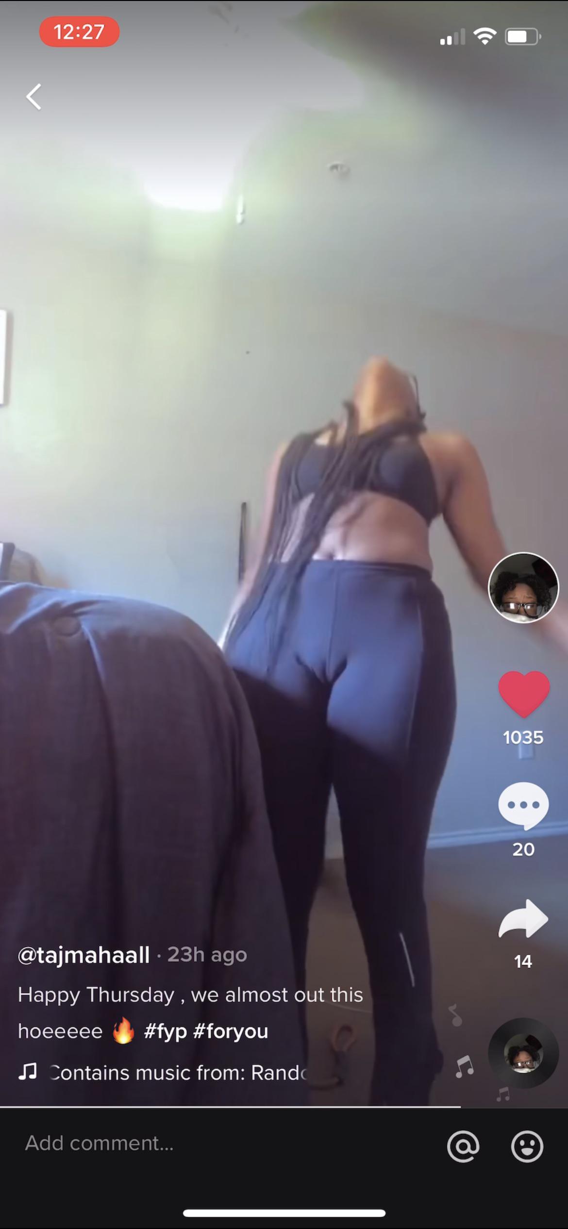 Tajmahaall showing her thick camels toe | Scrolller