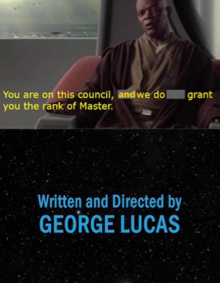 Take a seat Master Skywalker | Scrolller