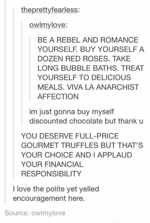 TAKE CARE OF YOURSELF | Scrolller