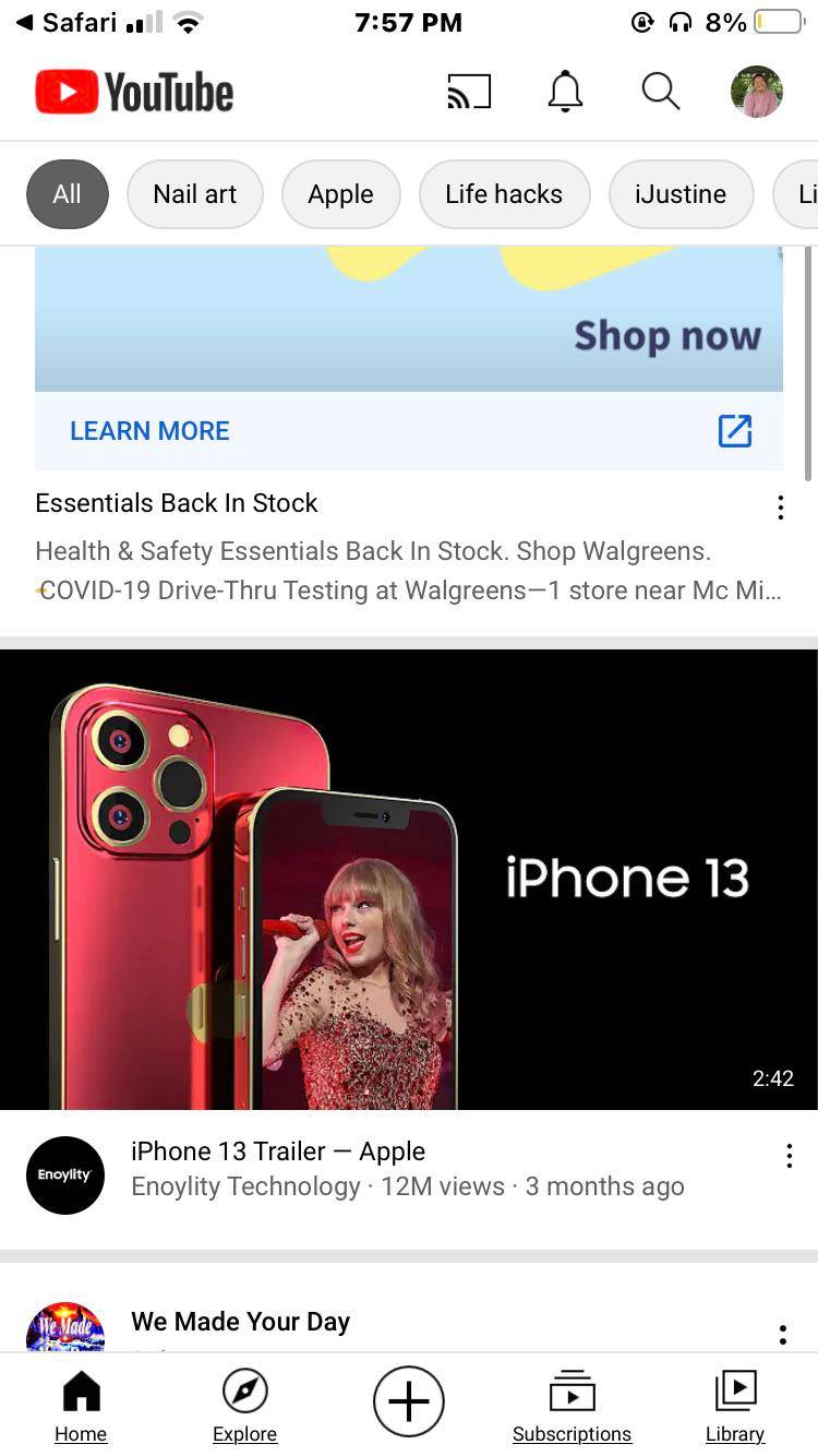 Taylor Swift was on an iPhone 13 render! | Scrolller