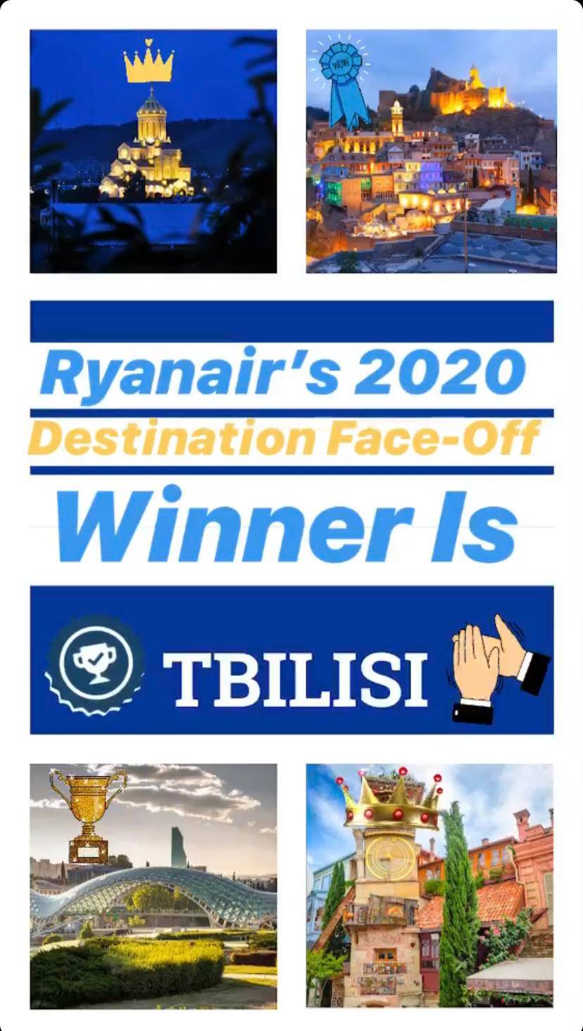 Tbilisi wins Ryanair’s destination face-off | Scrolller