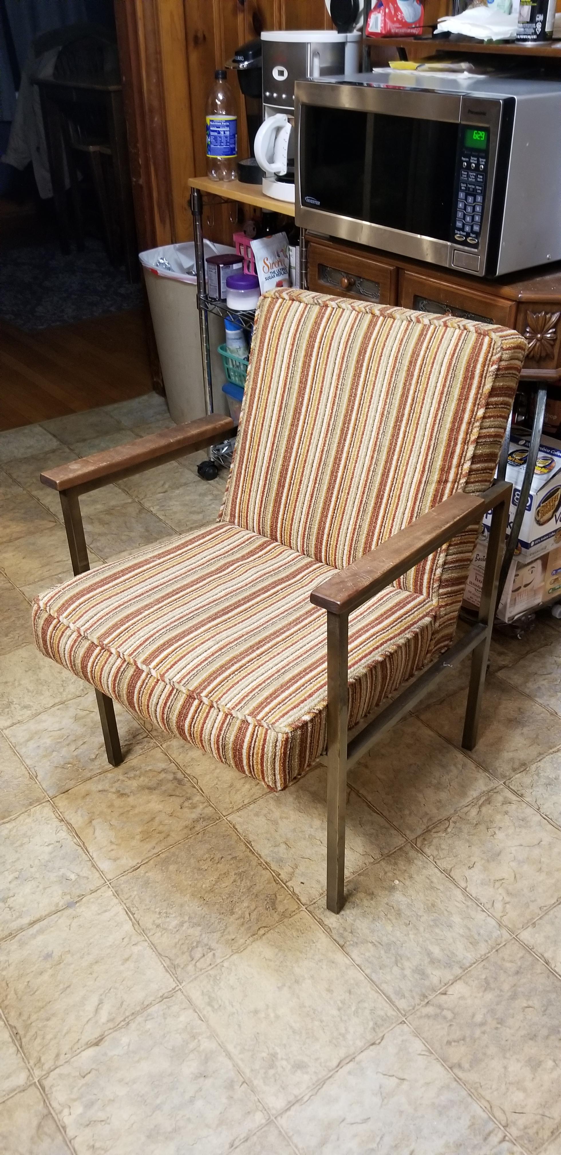 Technically second project! Mid-century modern chair!... now i just need a second one to ...