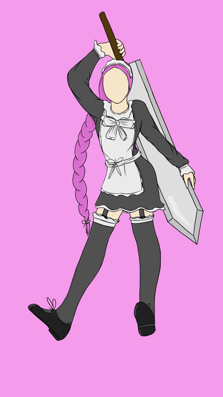 Techno-maid I drew at 3 am | Scrolller