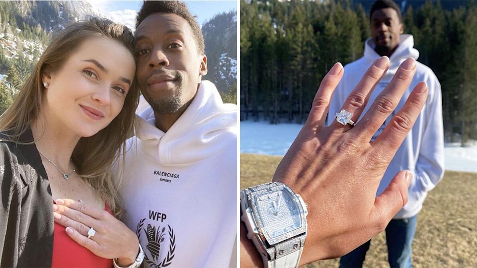 Tennis stars Gael Monfils and Elina Svitolina are engaged | Scrolller