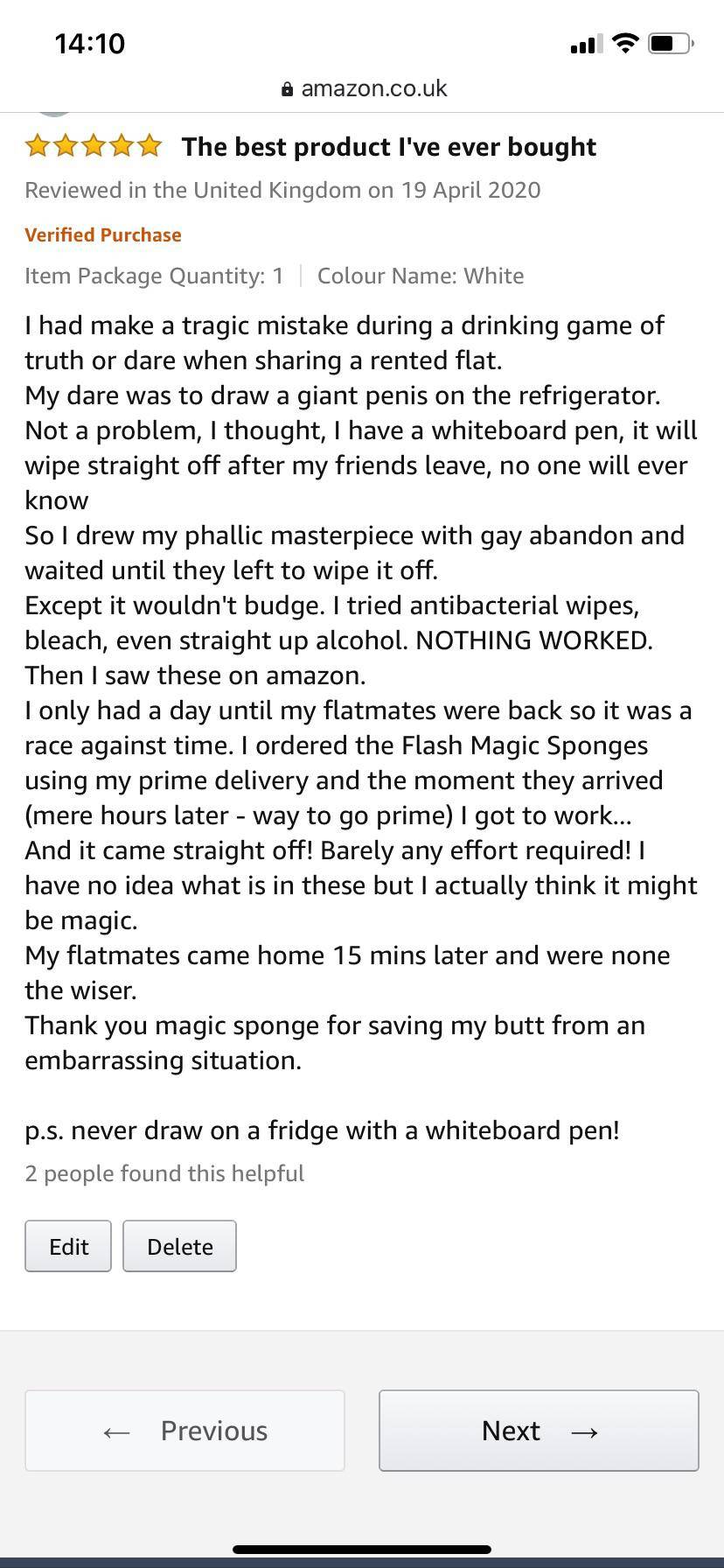 Thank you Flash magic sponge | Scrolller