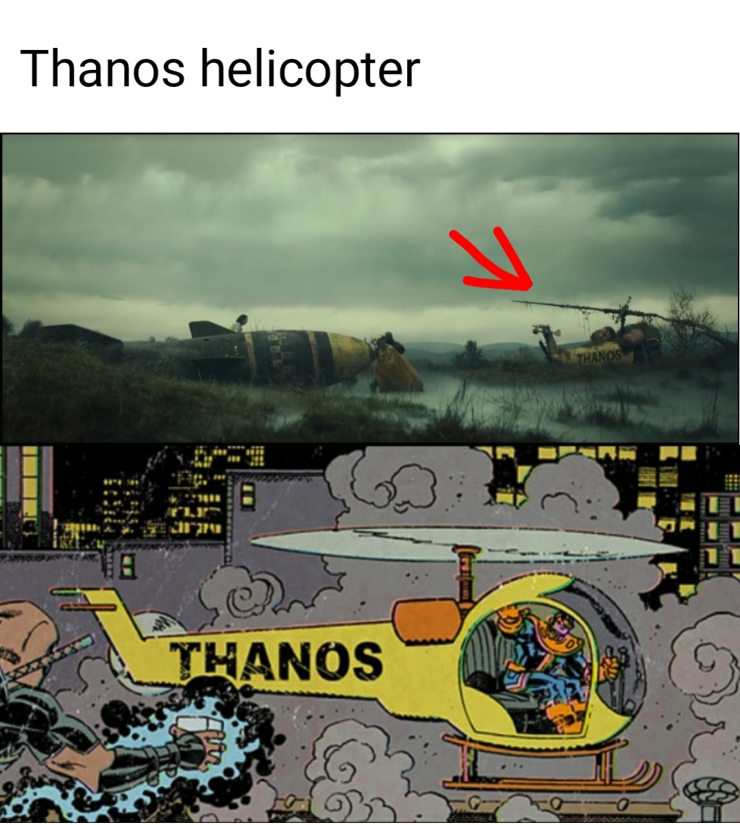 Thanos helicopter | Scrolller