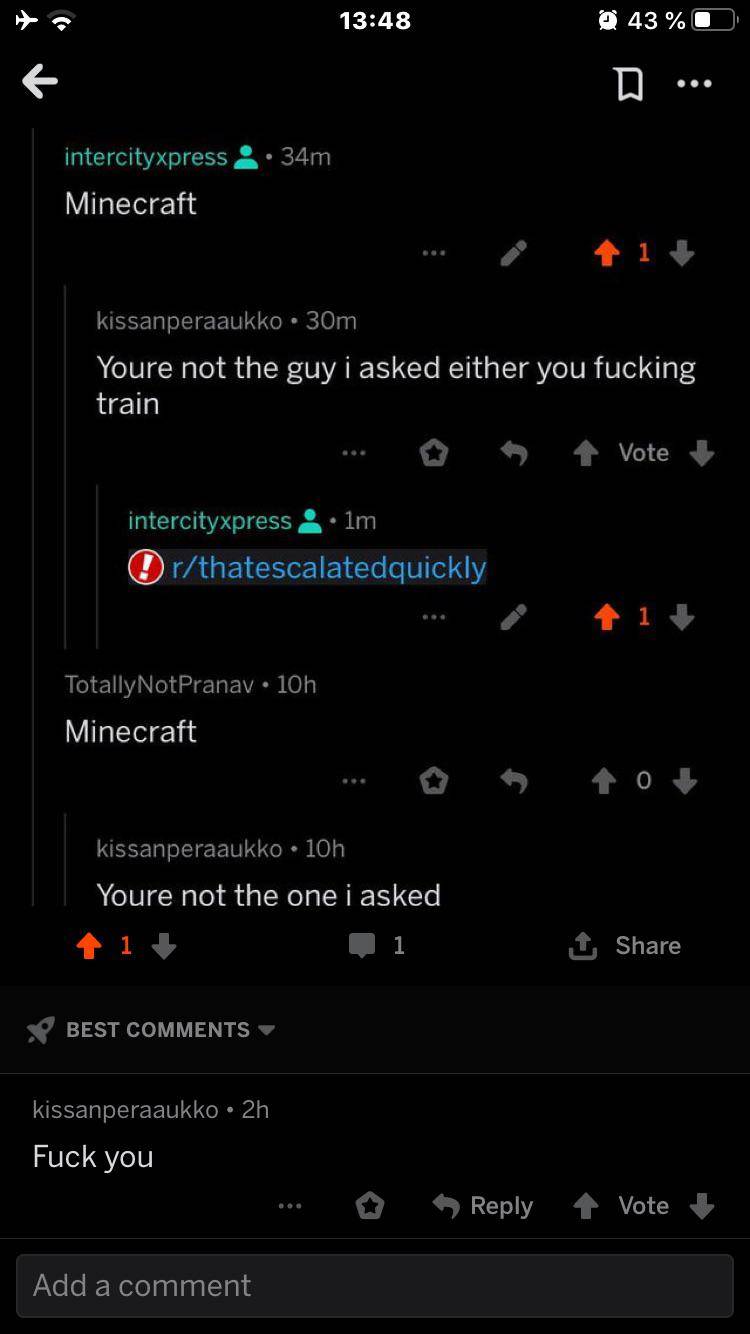 That escalated again. | Scrolller