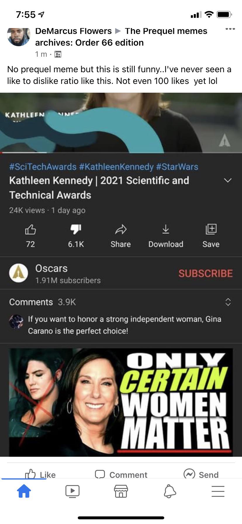 That like/dislike ratio 😆 Peep the comments section also | Scrolller