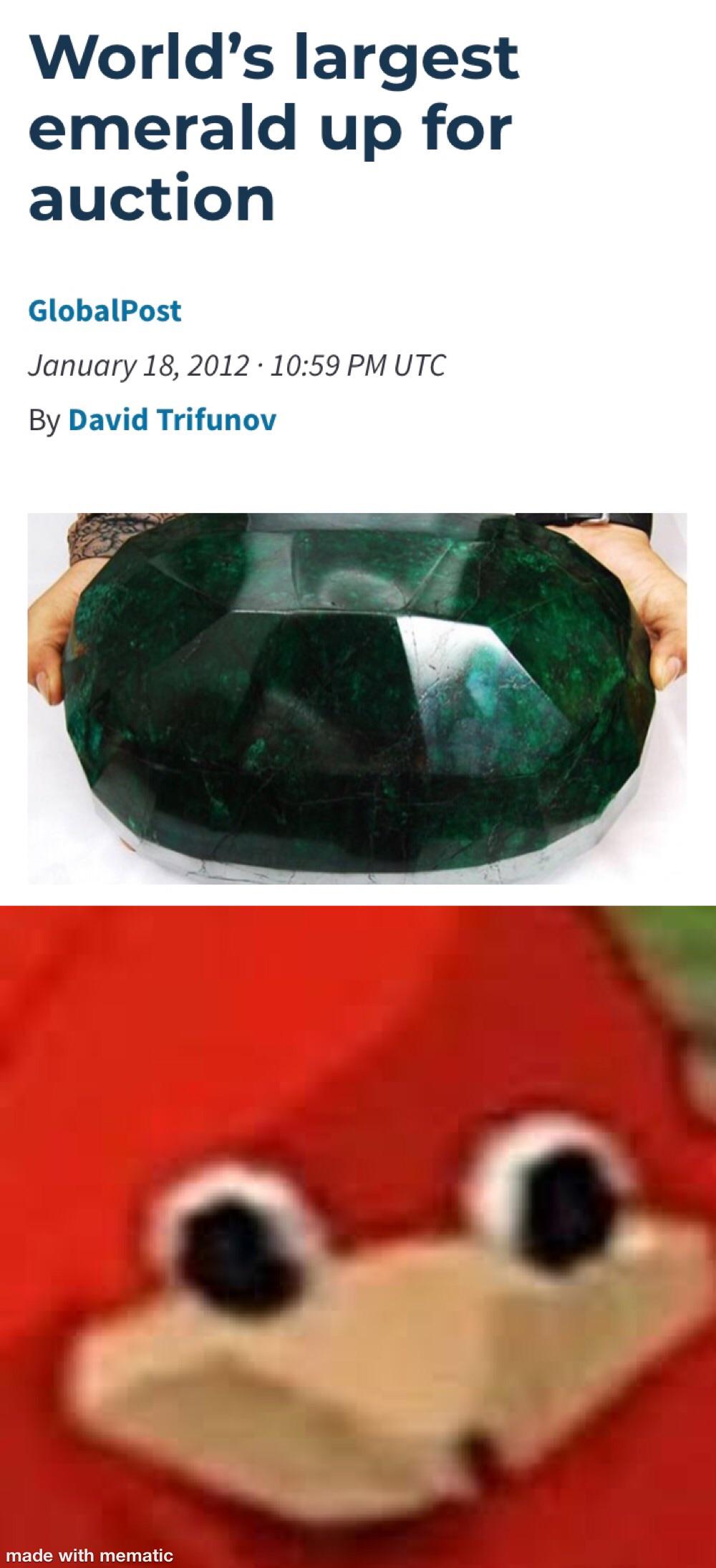 tHAT’S NOT JUST ANY EMERALD | Scrolller