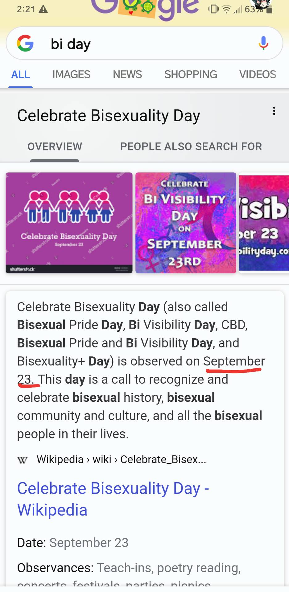That's my birthday. I was born to be bi! | Scrolller