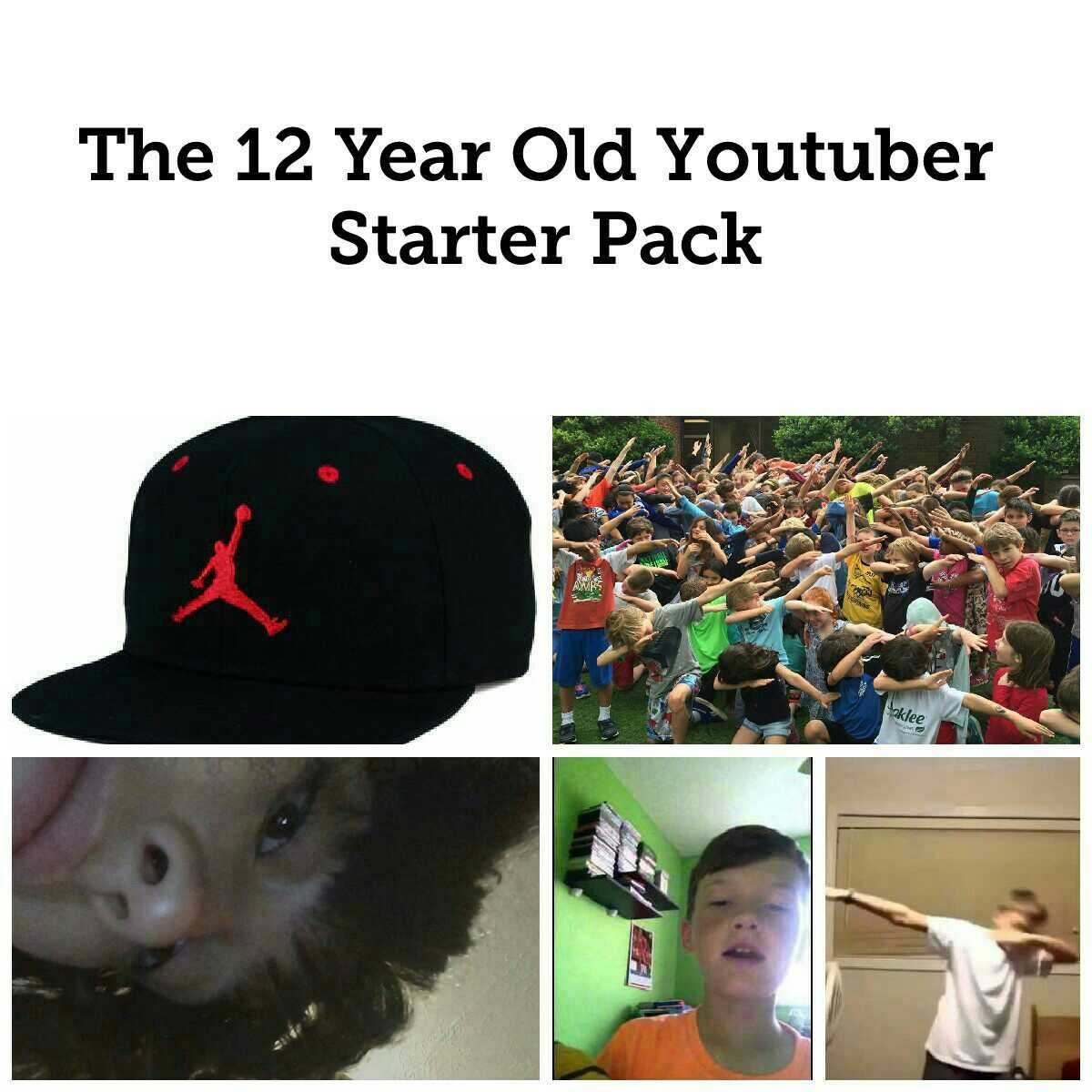 The 12 Year Old Youtuber Starter Pack | Scrolller