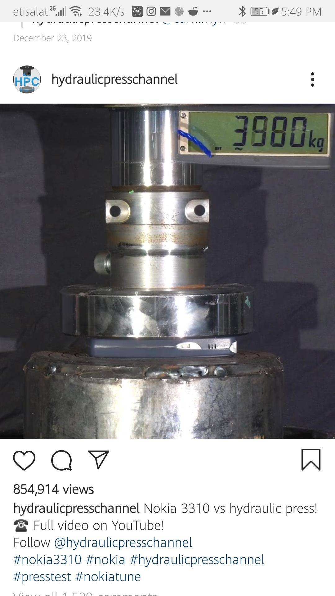 The 3310 has indescribable power | Scrolller