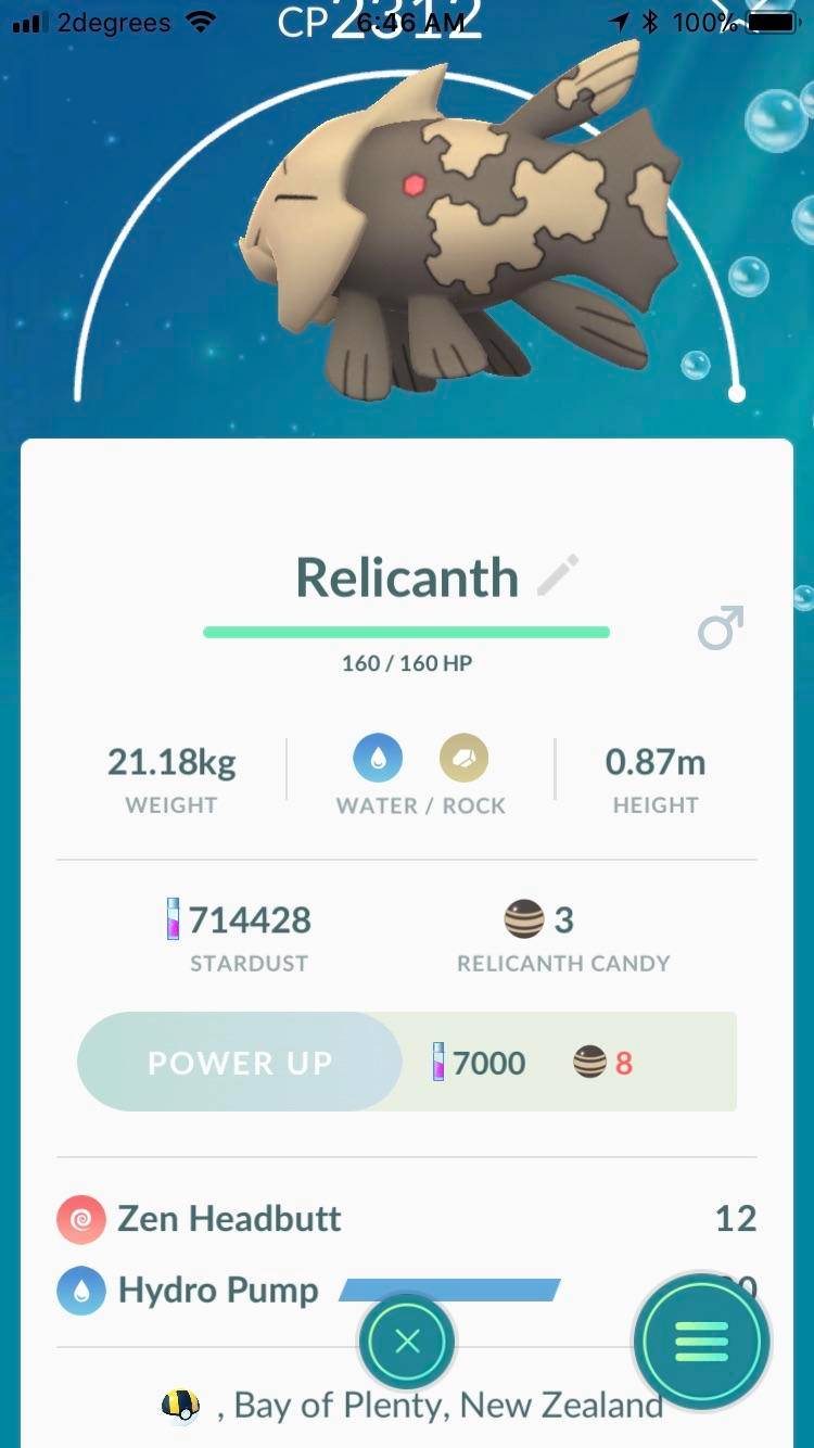 The almighty Relicanth | Scrolller