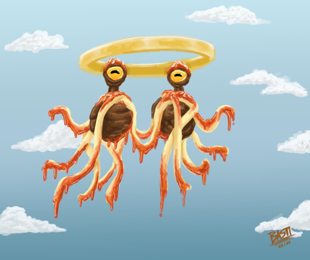The almighty Spaghetti Monster | Scrolller