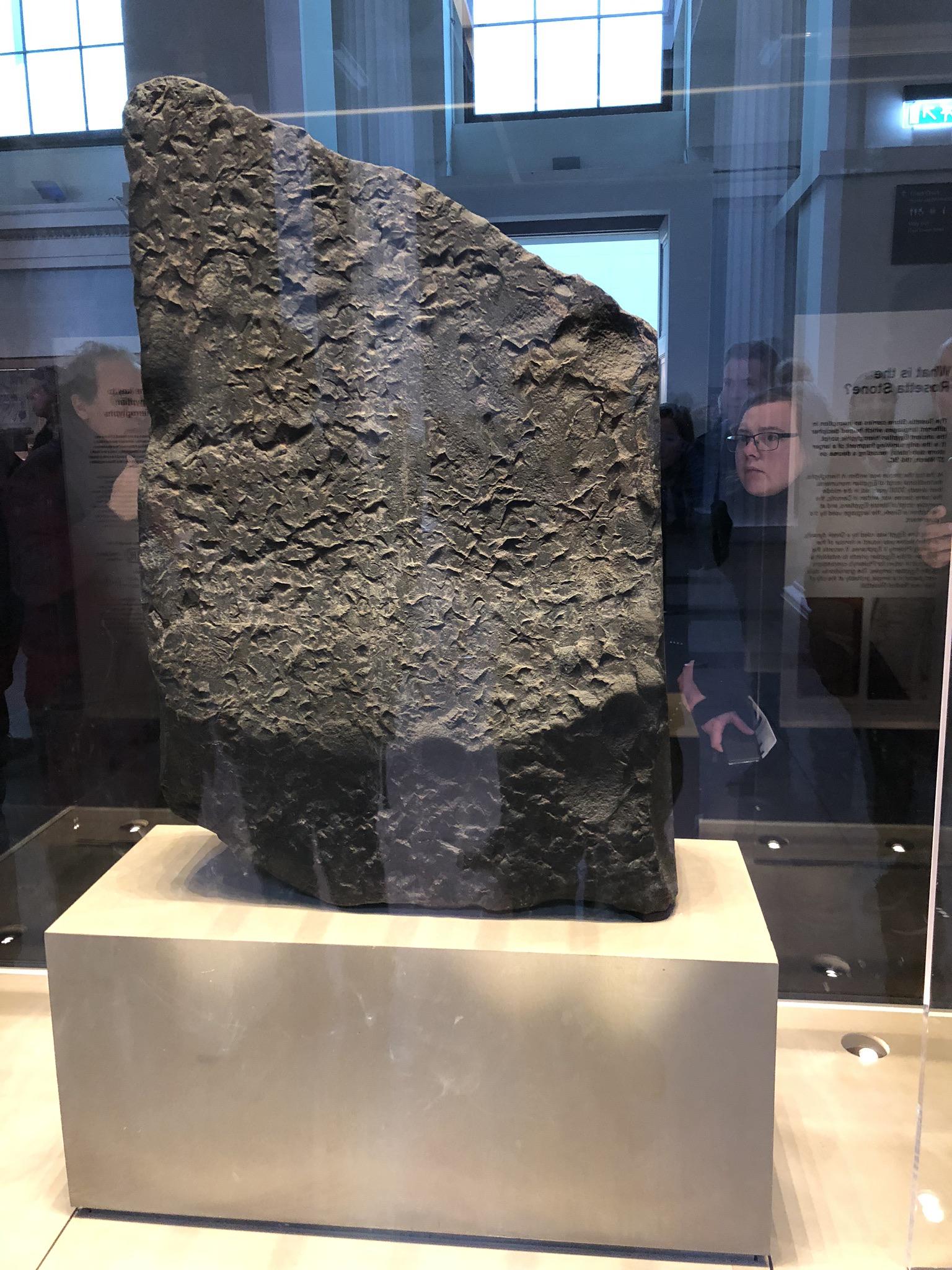 The back side of the Rosetta Stone | Scrolller