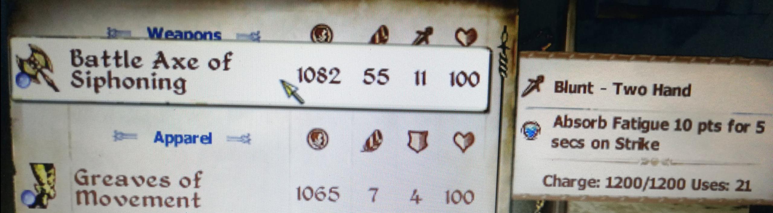 The battle axe of shitposting absorbed my fatigue | Scrolller