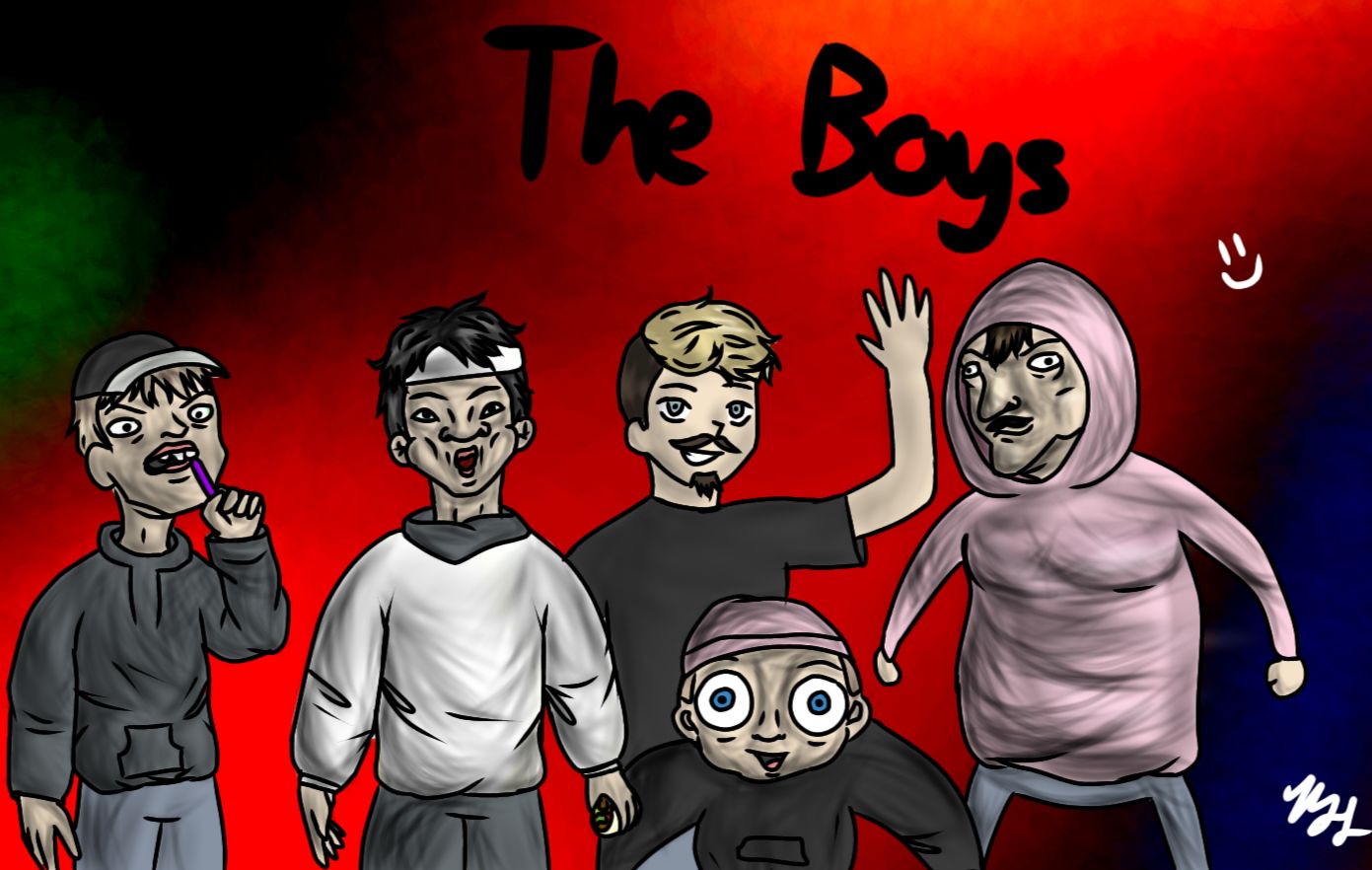 The boys but cursed (probably the most realistic drawing of the boys yet) | Scrolller