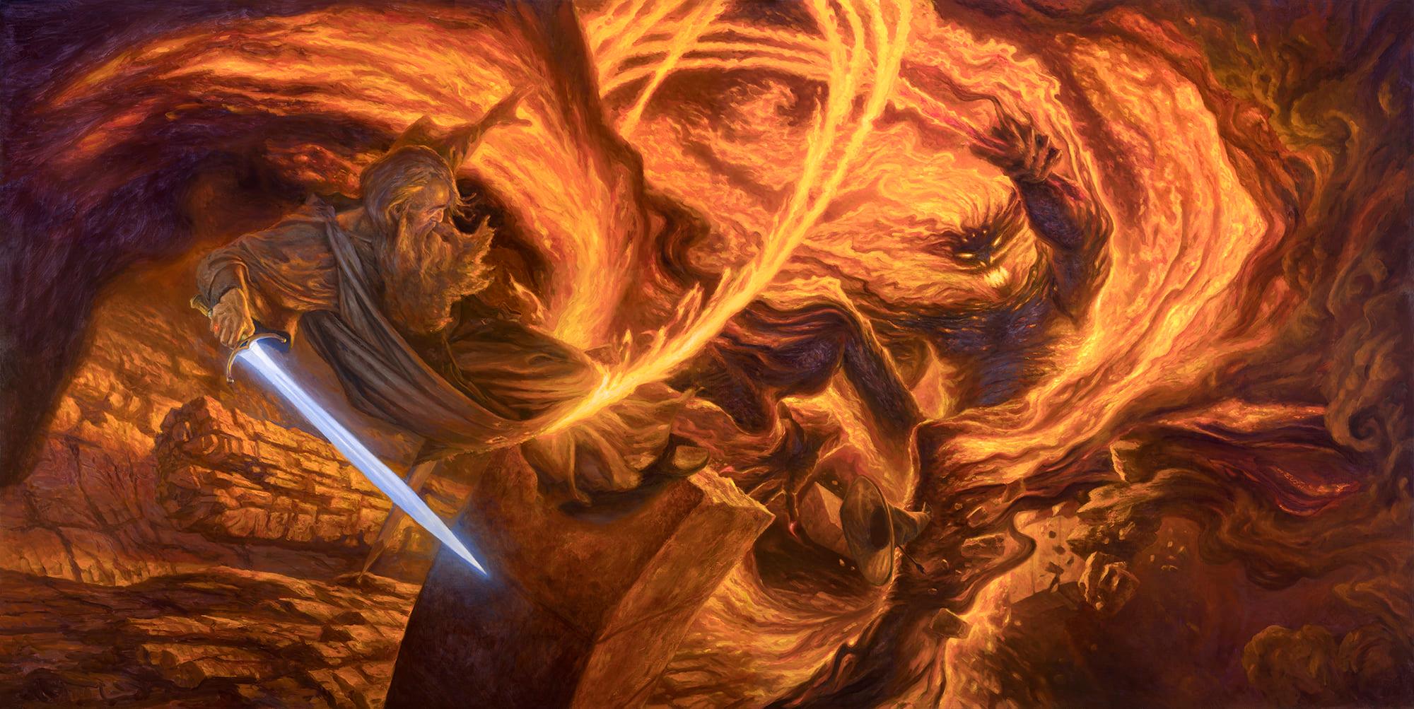 The Bridge of Khazad-dûm by Matthew Stewart | Scrolller