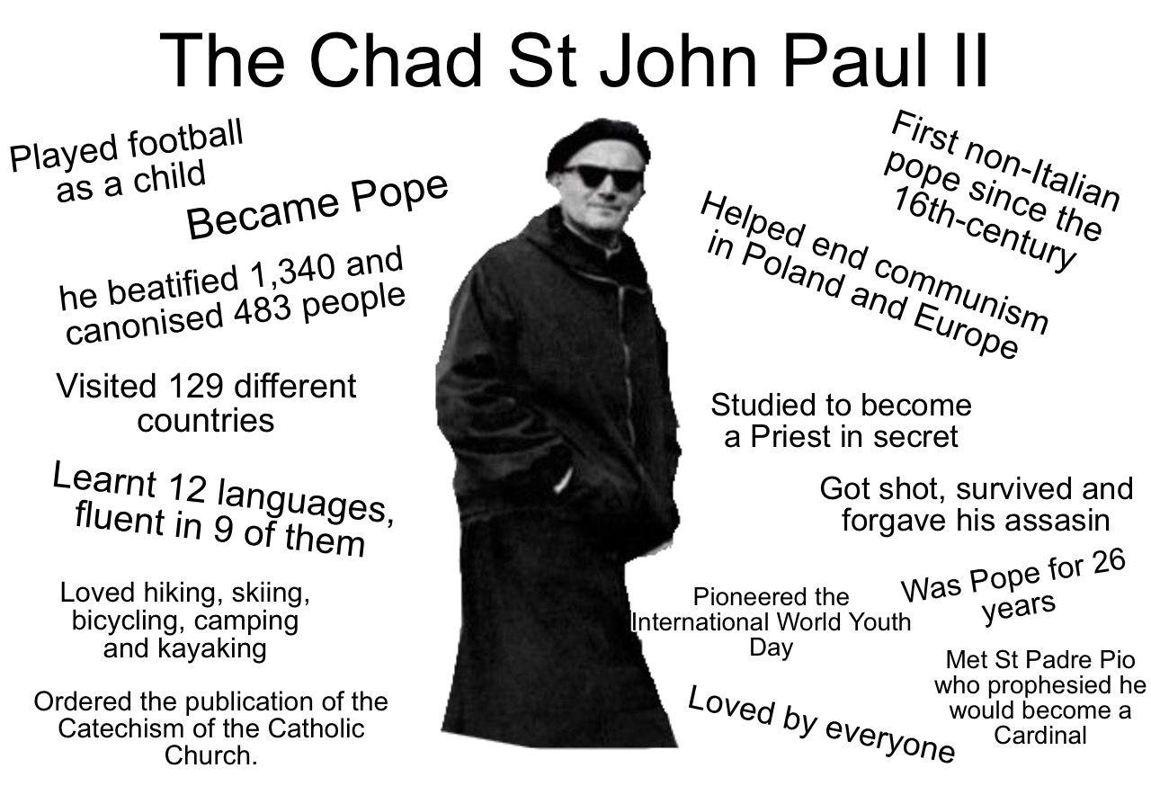 The Chad Series: St Jojn Paul II | Scrolller