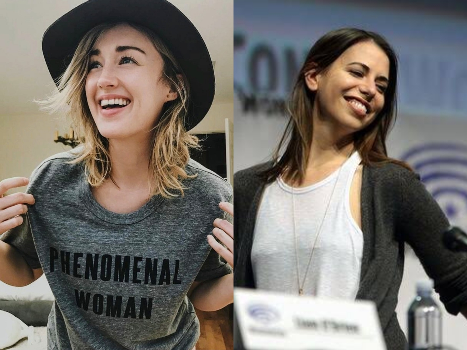 Ashley Johnson and Laura Bailey. Can't stop thinking about fucking these two as hard as I can ...