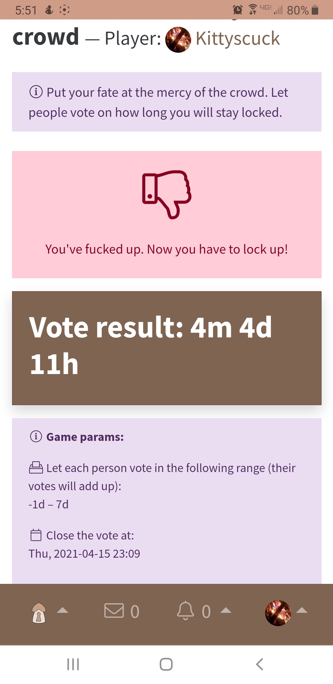The crowd has spoken looks like I'm locked until August | Scrolller