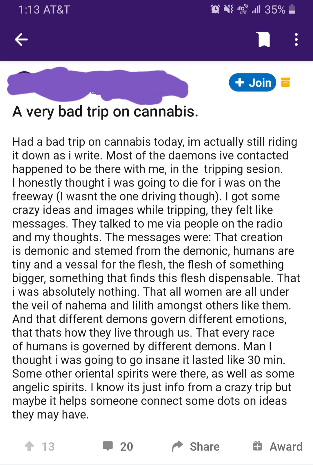 The Devil's lettuce indeed. | Scrolller