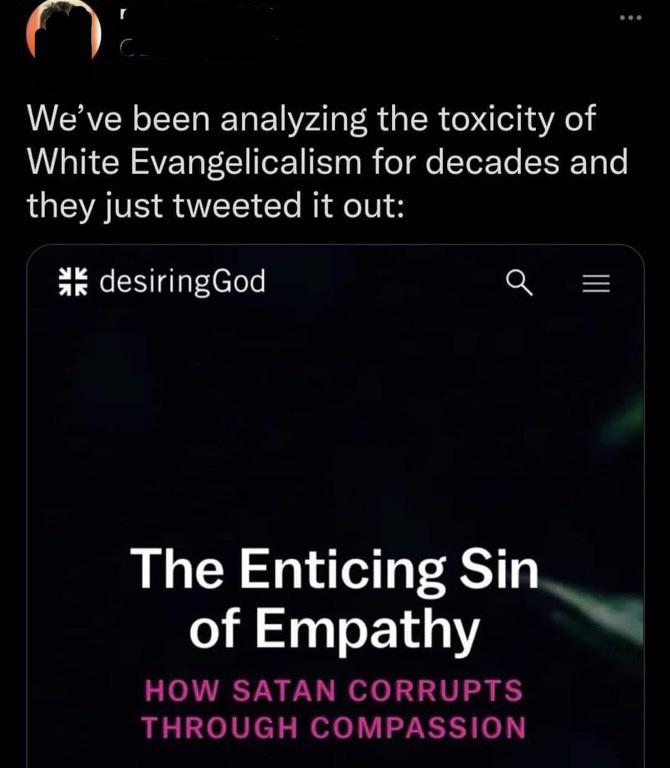 The Enticing Sin of Empathy… | Scrolller
