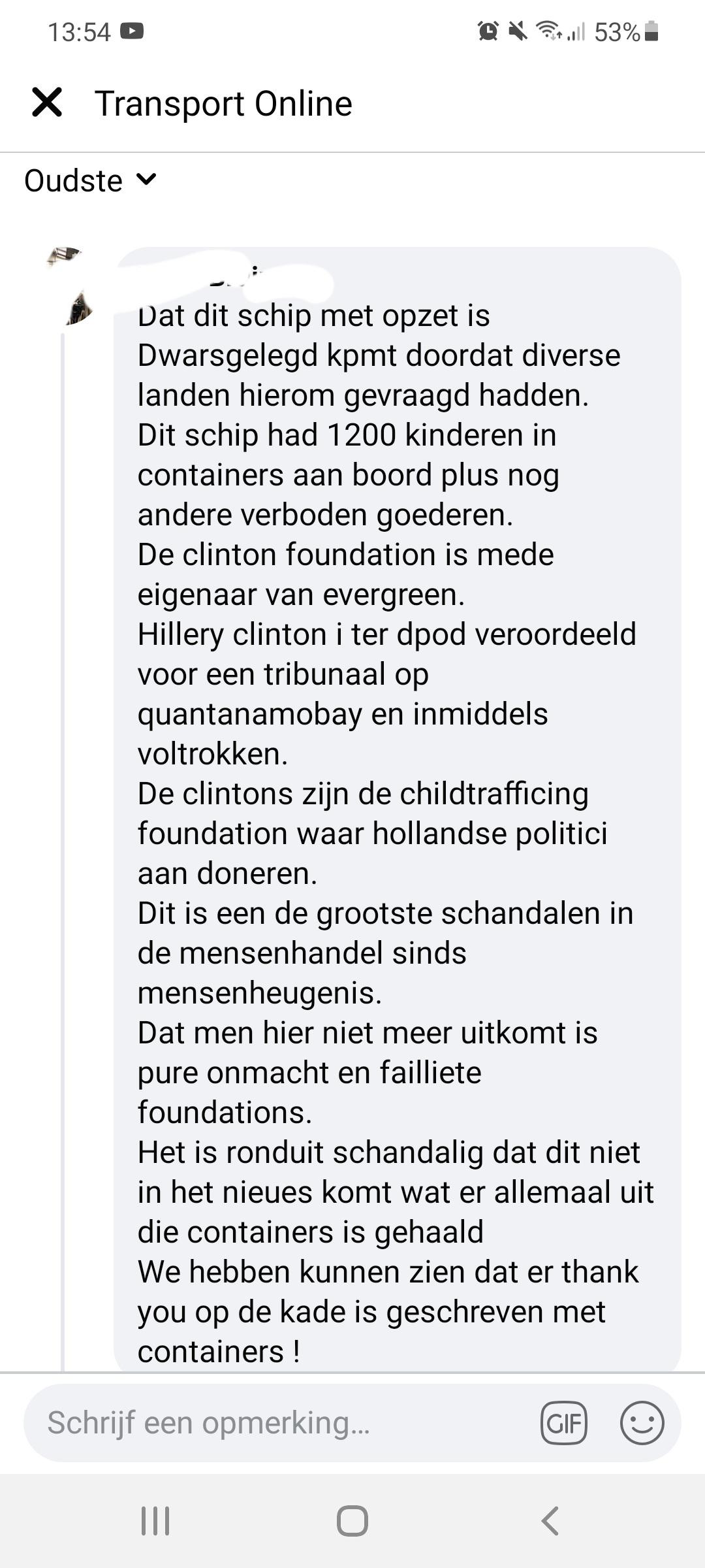 The evergiven is een smokkelschip van clinton! | Scrolller