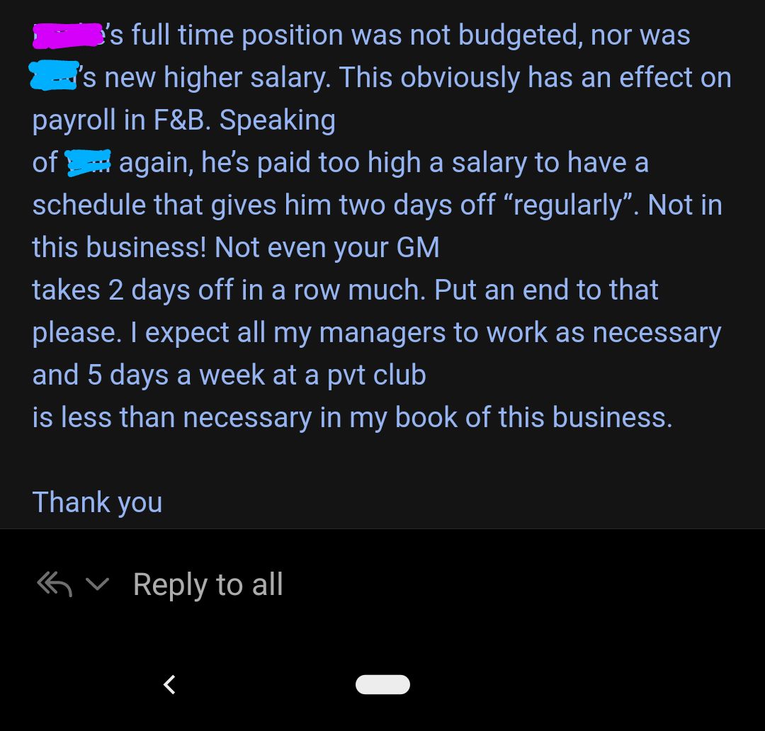 The final straw... Actual email from my boss. | Scrolller