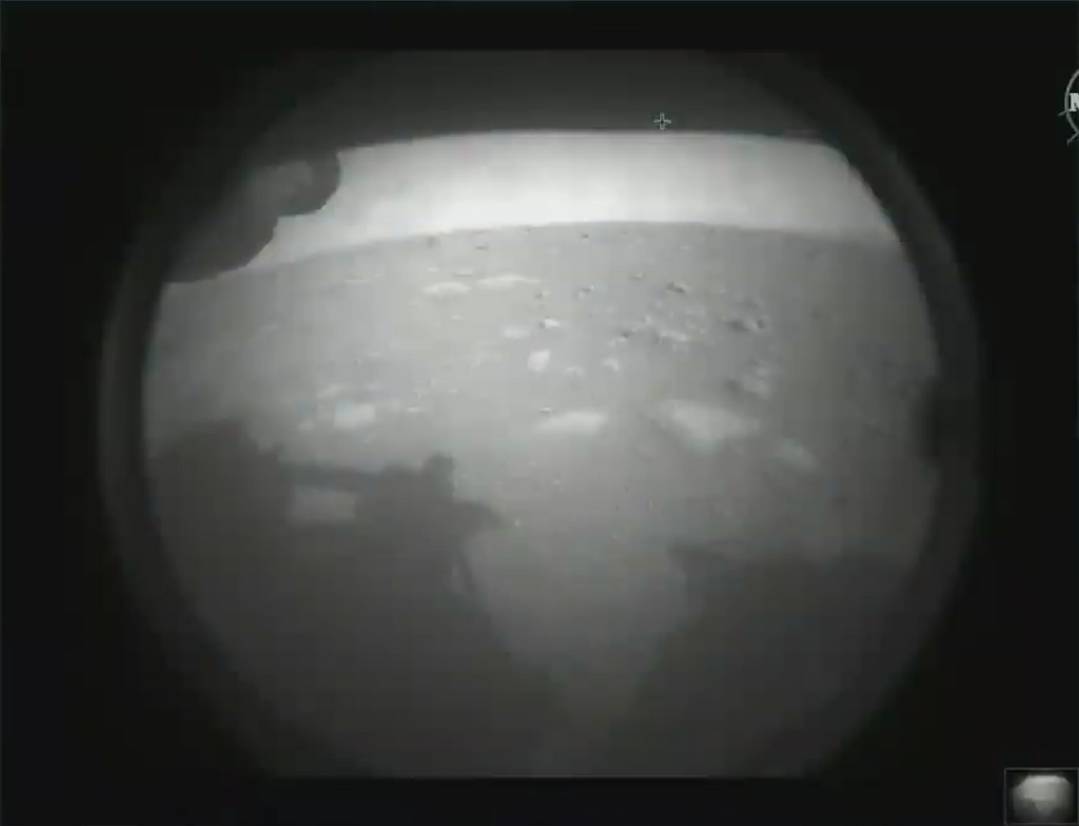 The First Photo from the Perseverance Rover on Mars | Scrolller