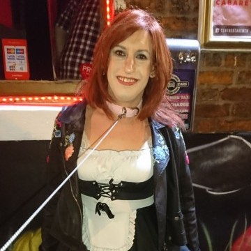 The first time taken out in public in my maid dress and on a leash. | Scrolller