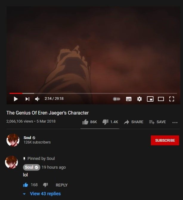 the genius of Eren Jaeger's character. | Scrolller