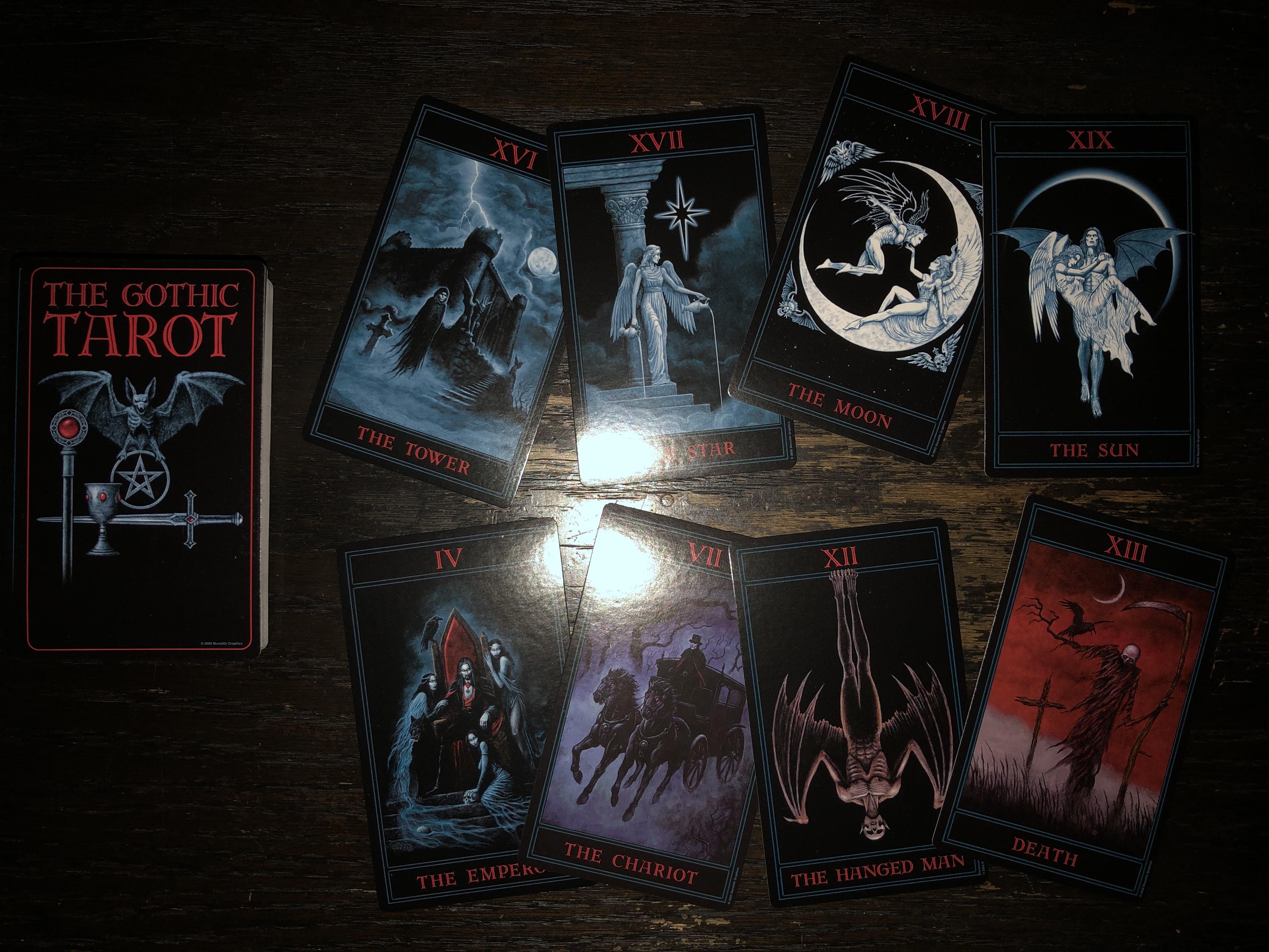 The Gothic Tarot, illustrated by Joseph Vargo. Always been one of my favorite decks. | Scrolller