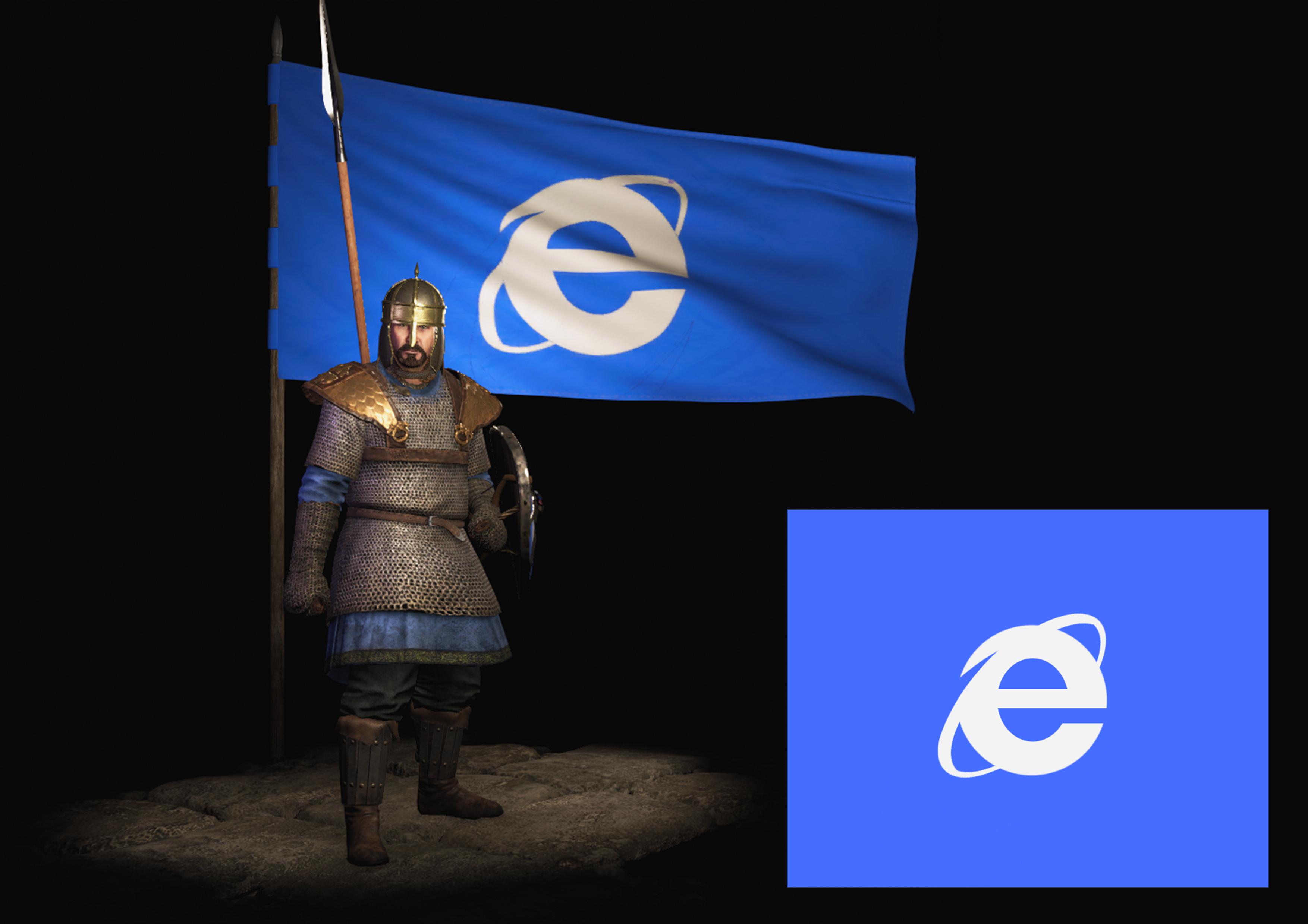 The grand banner of house Internet Explorer | Scrolller
