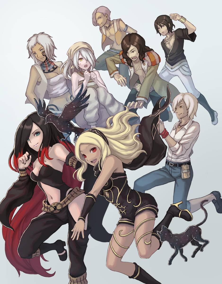 The Gravity Rush 2 cast. | Scrolller