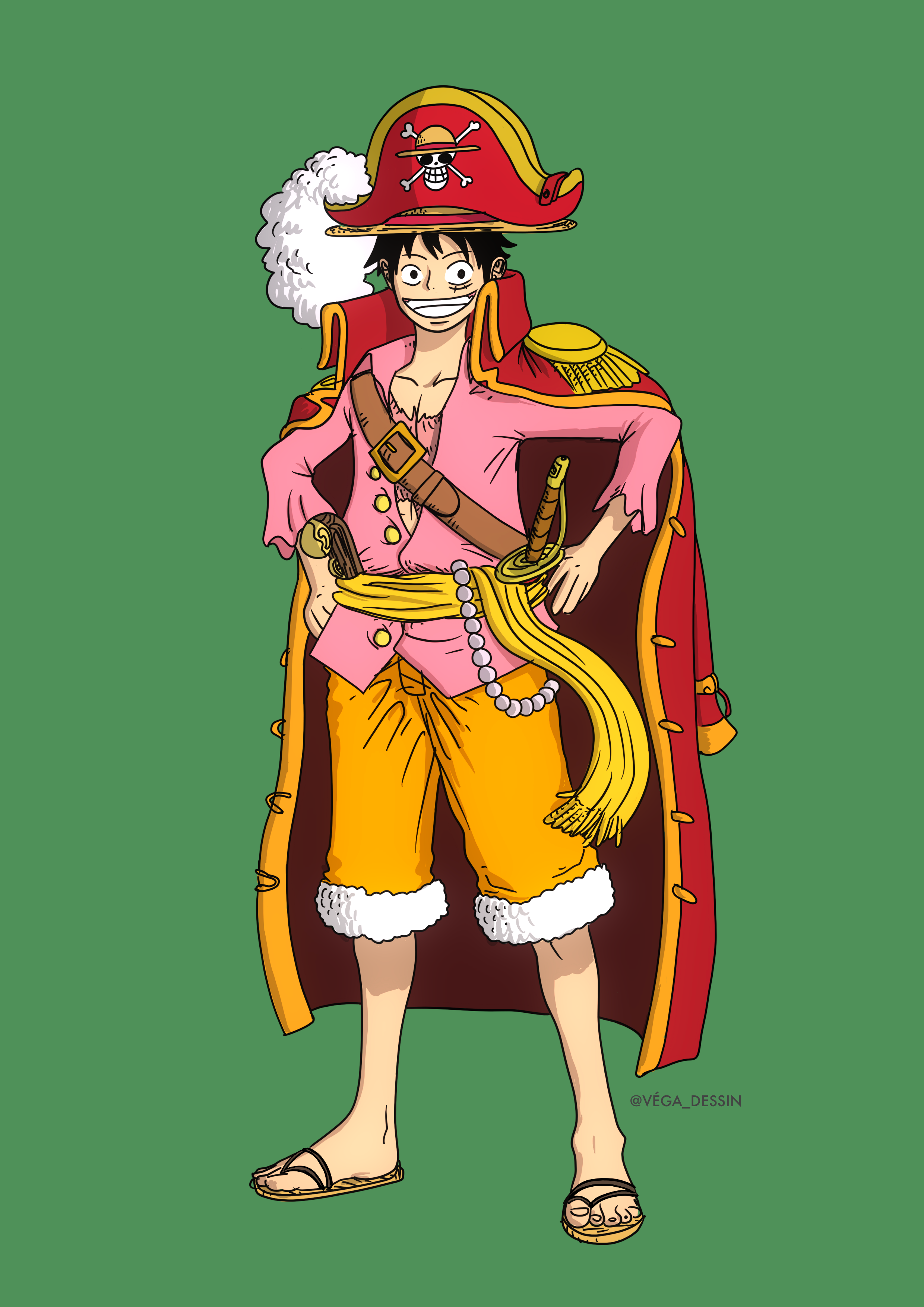 The great pirate Monkey D Luffy | Scrolller