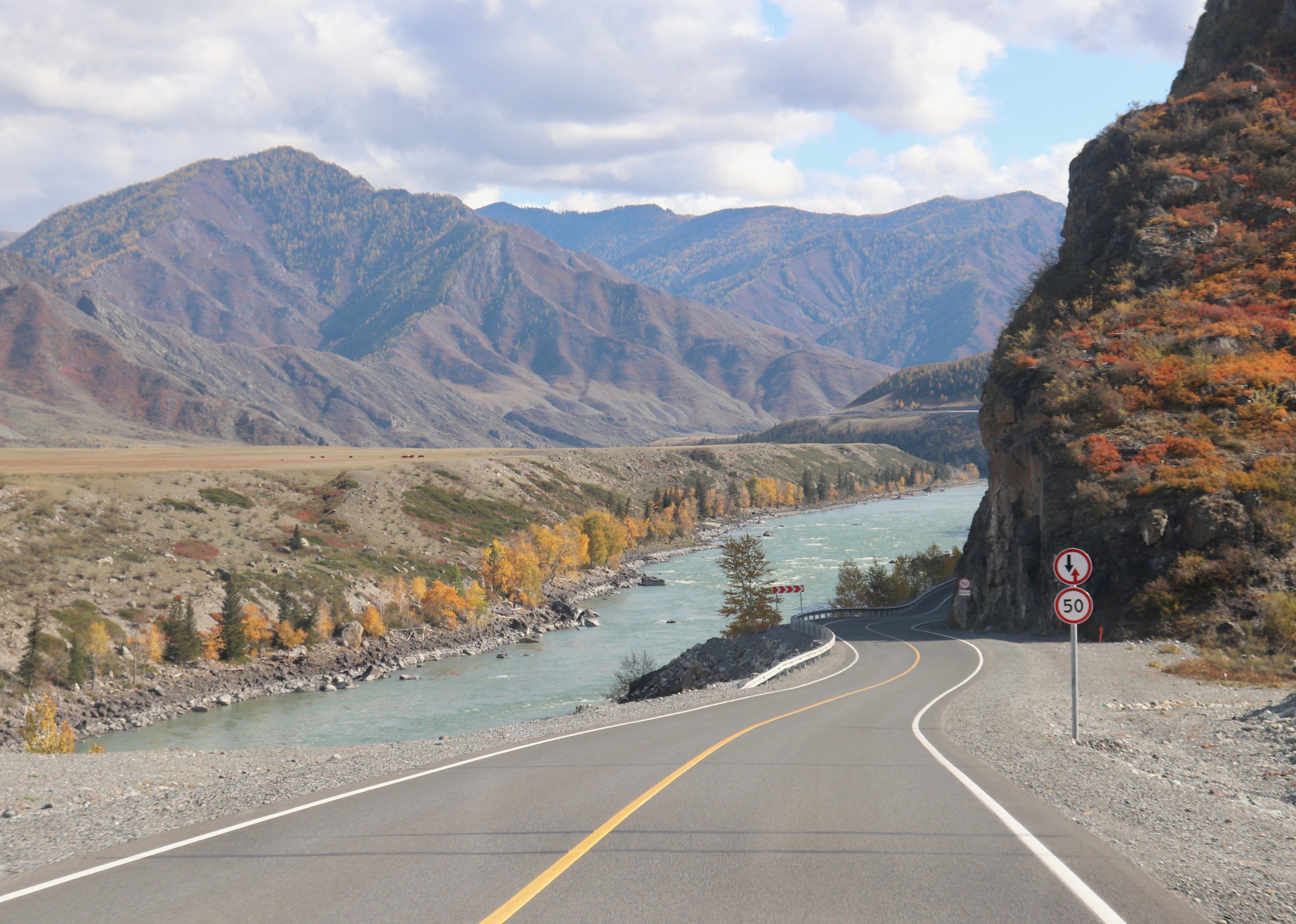The gulag-inmate-built Chuyskiy Trakt of Southern Siberia connects the Russian city of ...
