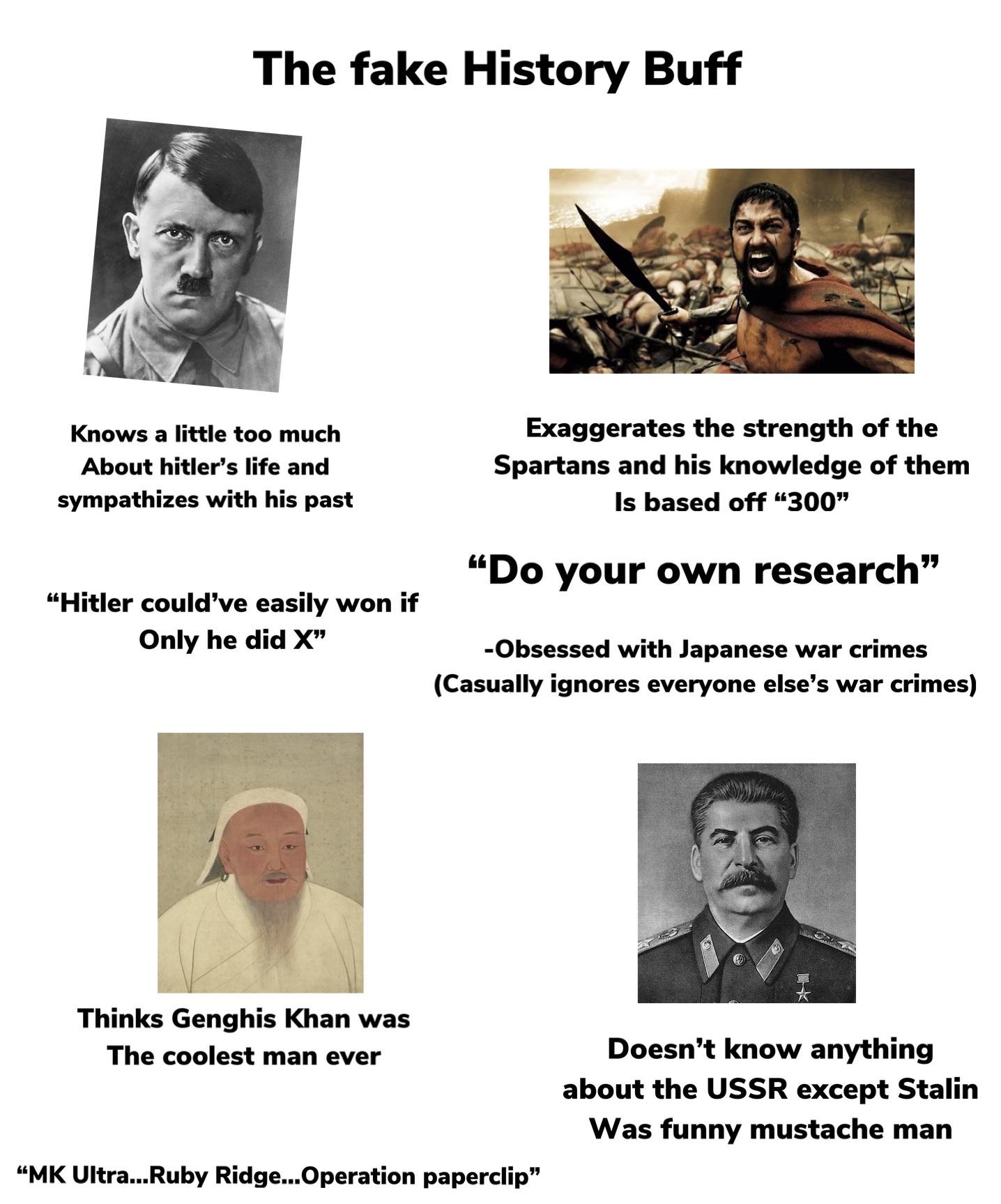 The “History Buff” starterpack | Scrolller