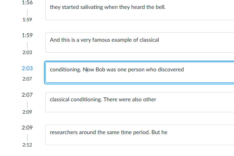 The history of Classical Conditioning. thanks auto-captioning for this new discovery | Scrolller