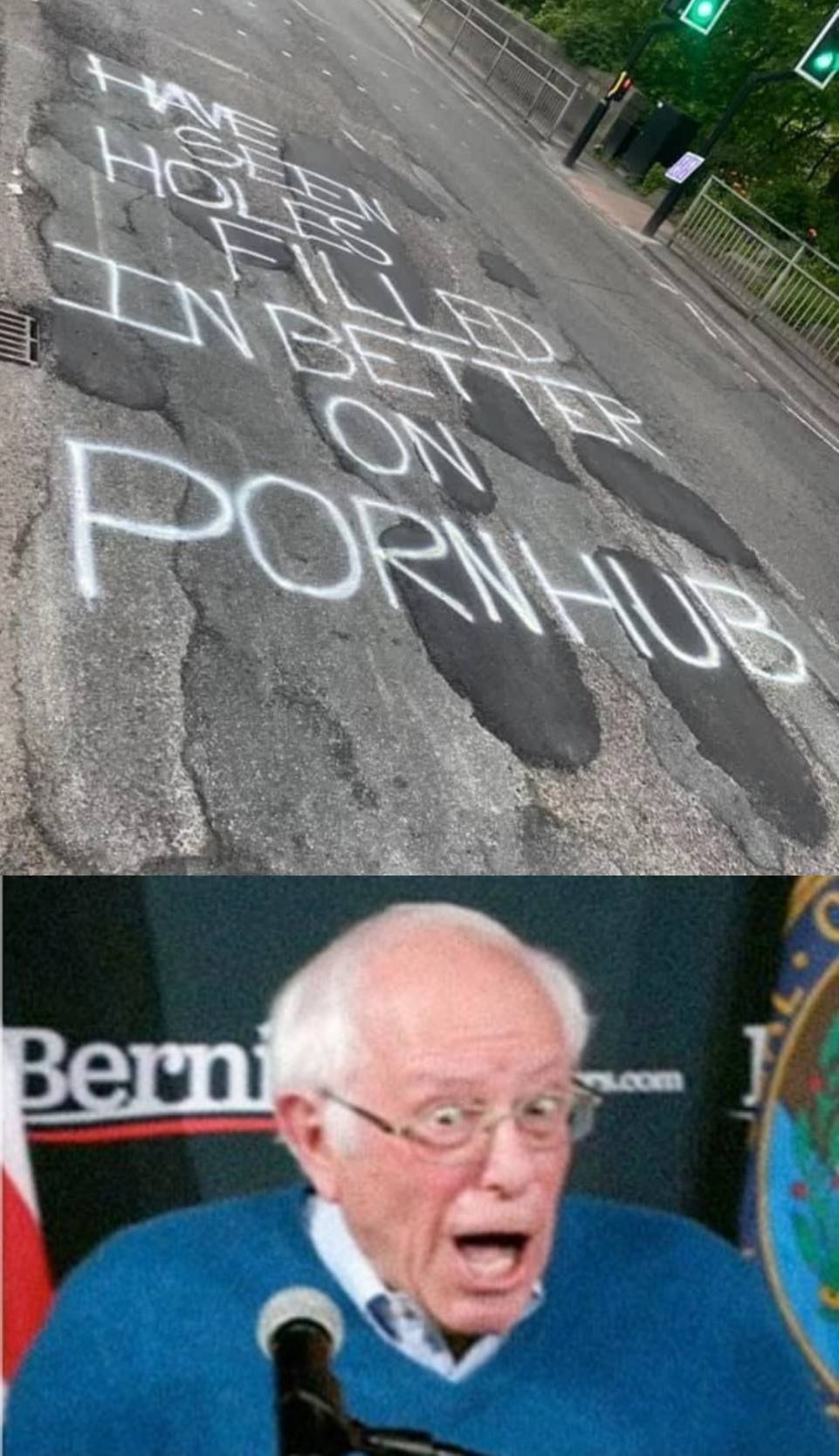 The holes need filled in | Scrolller