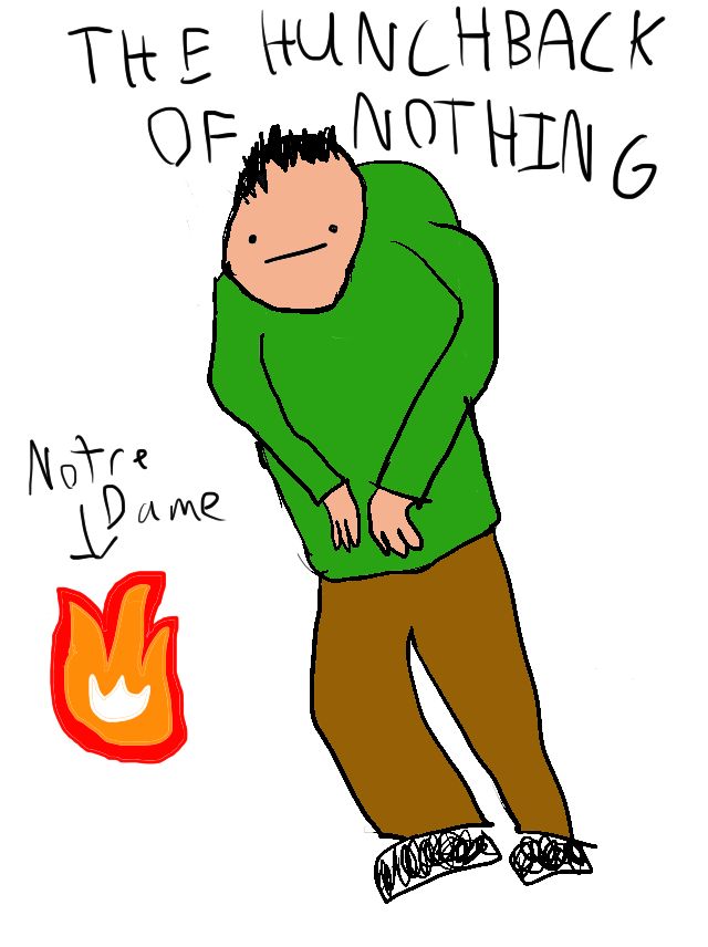 The Hunchback of Nothing (drew him from memory so its probably wrong) | Scrolller