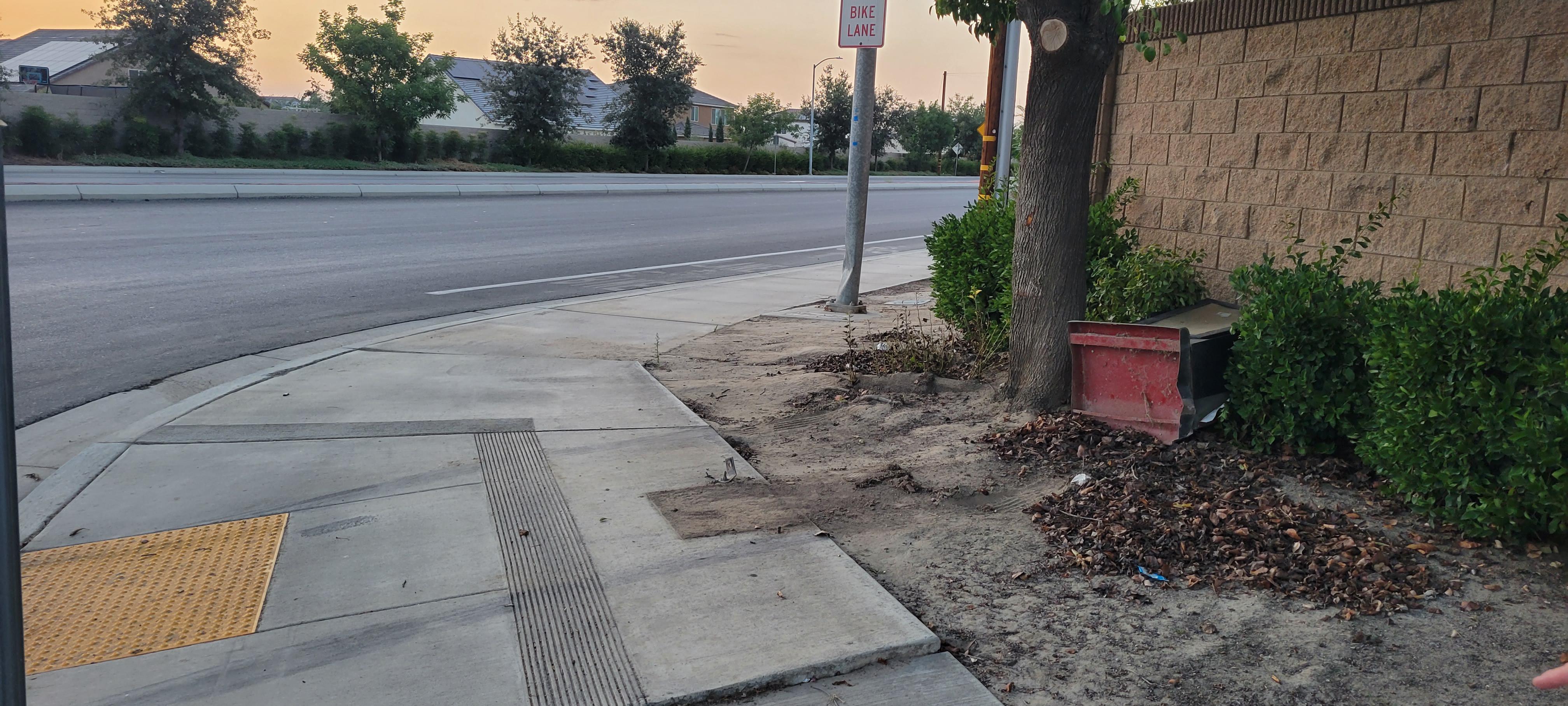 The idiot that knocked over the old news paper stand last night is lucky it was there or he ...