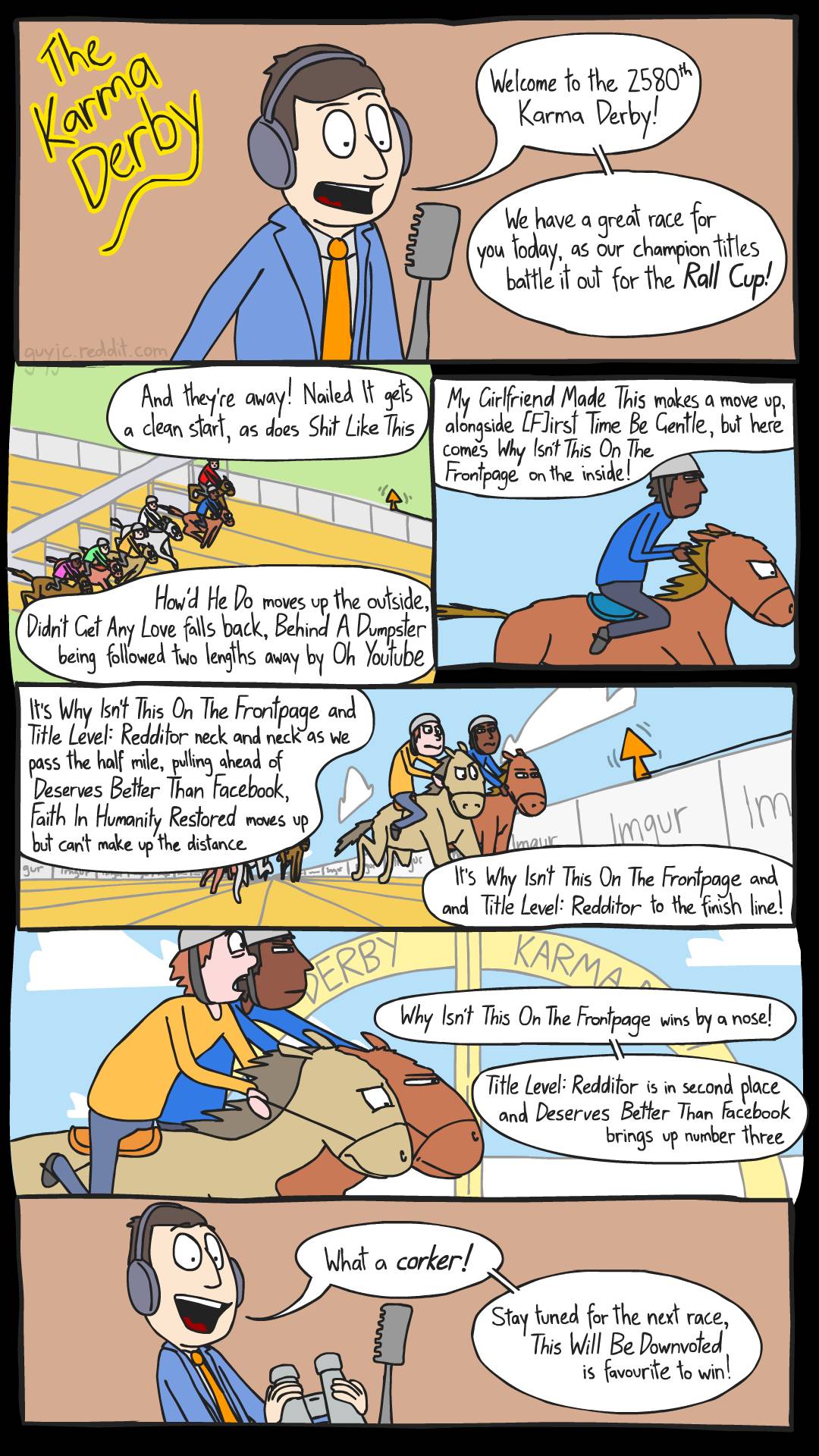 The Karma Derby [comic] | Scrolller