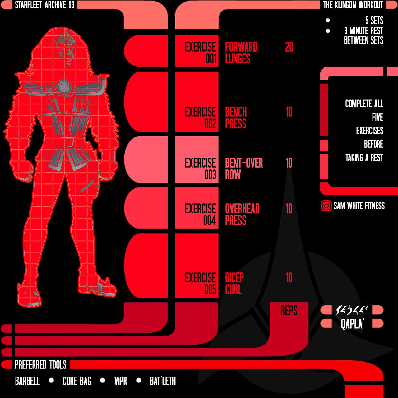 The Klingon Workout. | Scrolller